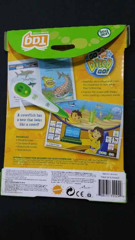 Leapfrog Tag Activity Storybook Go Diego Go! Underwater Mystery ...