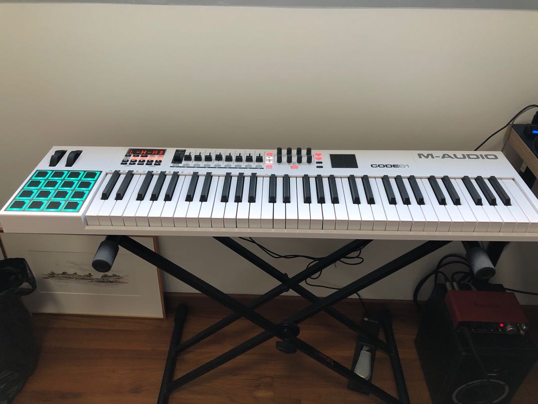 M Audio Code 61 USB MIDI Controller with X/Y Pad, Hobbies & Toys, Music ...