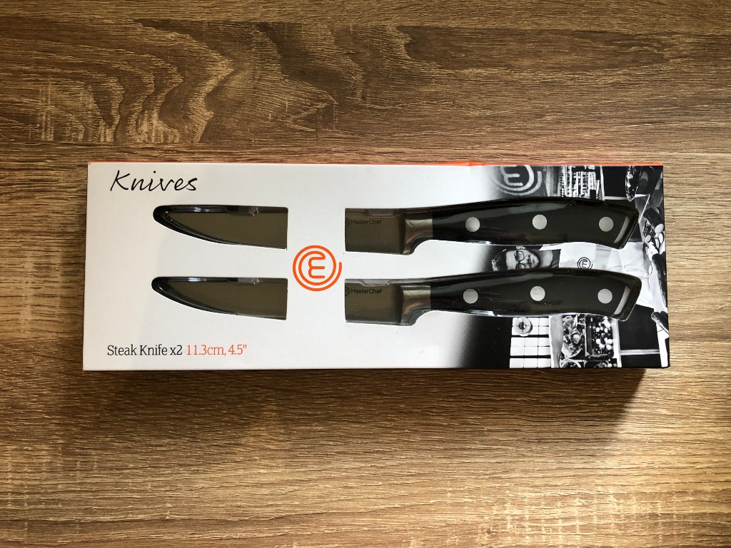 MasterChef Steak Knives x 2 113cm, 4.5", Furniture & Home Living ...