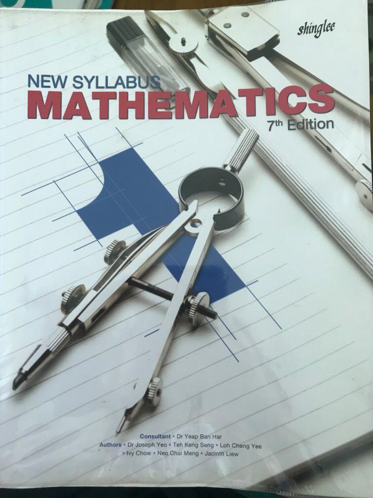 Math secondary 1 textbook, Hobbies & Toys, Books & Magazines, Textbooks ...