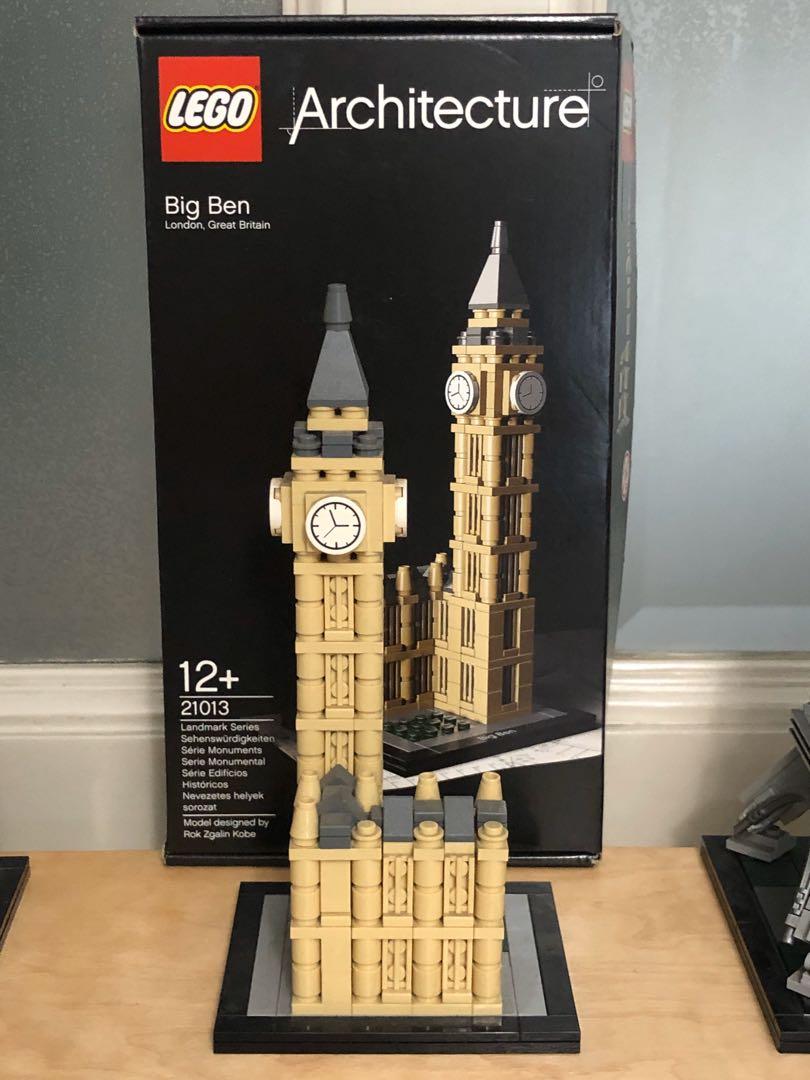Original Lego architecture eiffel tower big ben leaning tower of pisa ...