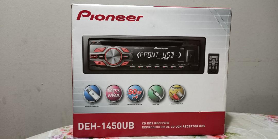 Pioneer DEH-1450UB CD Player (Brand New)., Car Accessories, Accessories ...