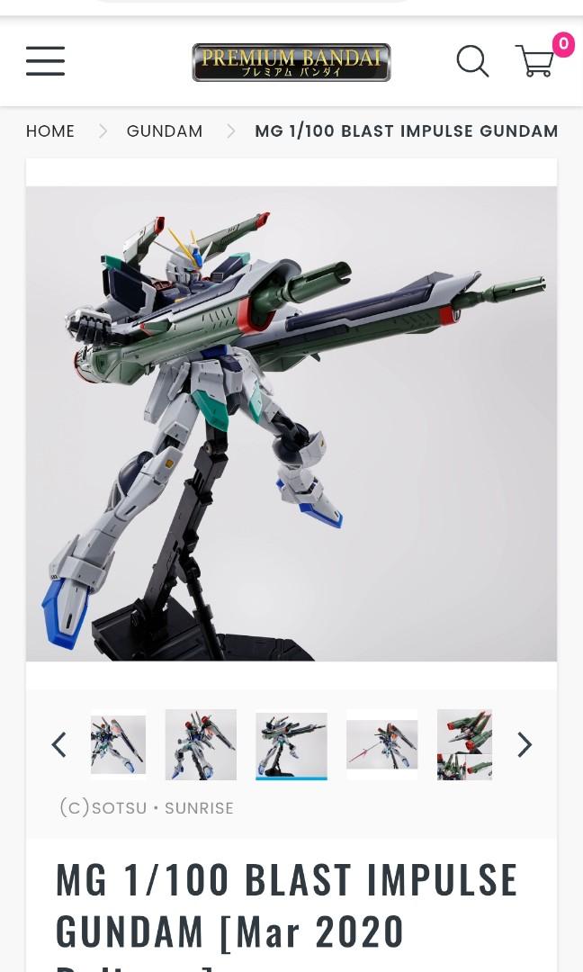 *READY stock* MG 1/100 BLAST IMPULSE GUNDAM., Hobbies & Toys, Toys ...