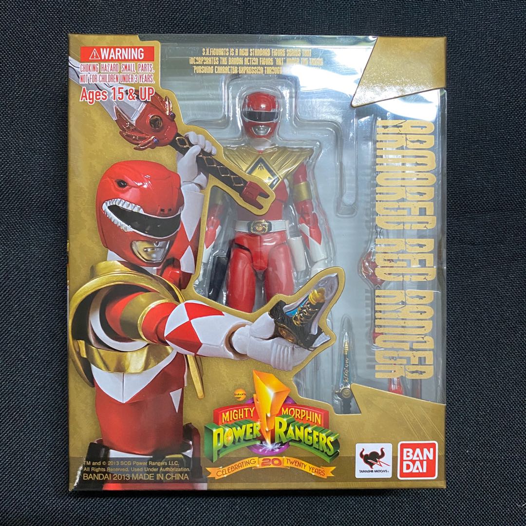 S.H.Figuarts: Mighty Morphin Power Rangers - Armoured Red Ranger ...