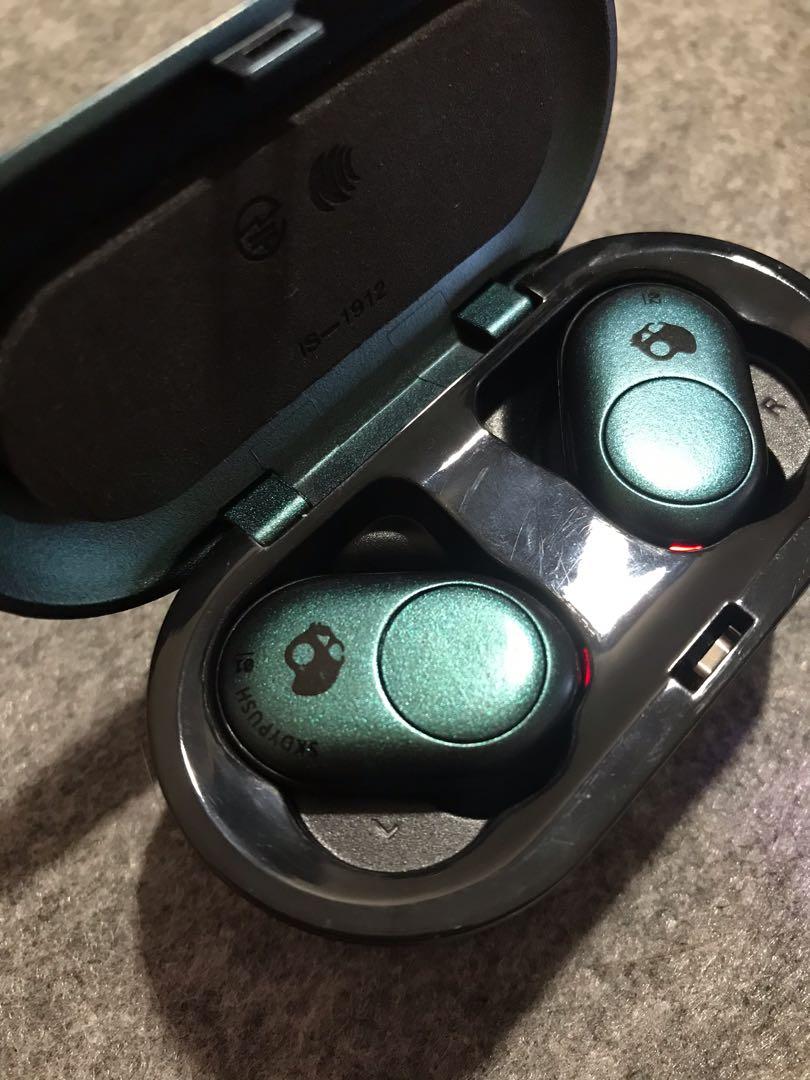Skullcandy Push True Wireless Earbuds (Teal), Audio, Earphones on Carousell