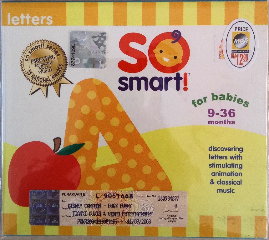 So Smart Series - Letters VCD For Baby 9-36 Months, Hobbies & Toys ...