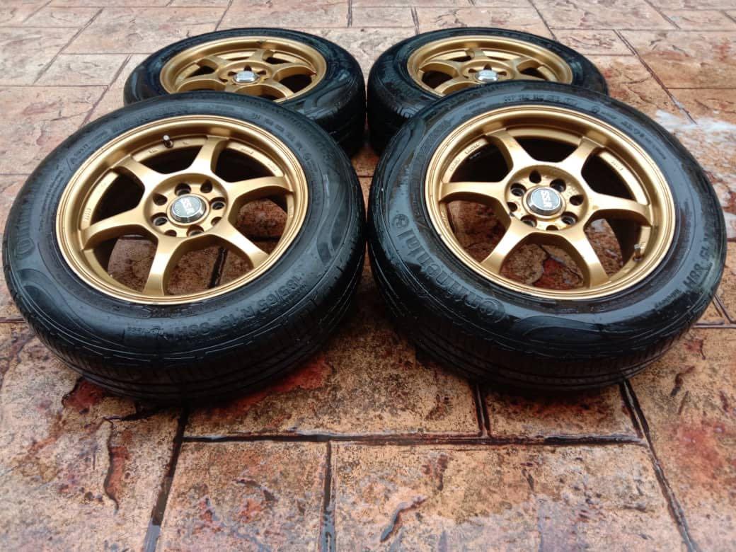 Sport Rim SSR Type C 15x6.5jj pcd100/114, Auto Accessories on Carousell