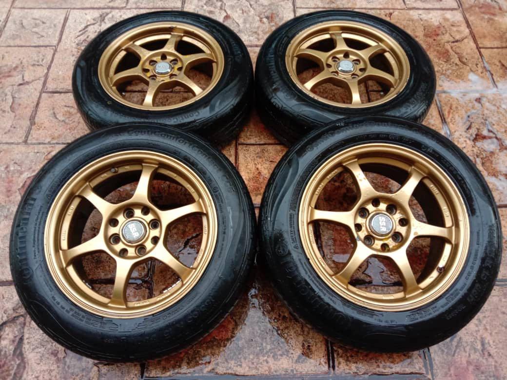 Sport Rim SSR Type C 15x6.5jj pcd100/114, Auto Accessories on Carousell