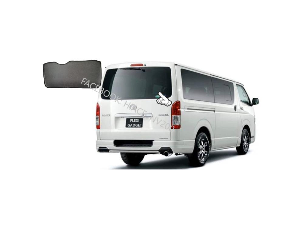Toyota Hiace Van Magnetic Sun Shade Rear Windscreen / Hiace Accessories ...