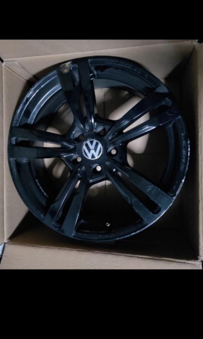 Volkswagen Rims(original), Car Accessories, Tyres & Rims on Carousell