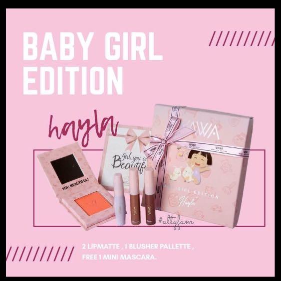 WAWA COSMETICS ~ BABY GIRL EDITION 4-IN-1 COSMETICS SET (SOFFYA / HAYLA ...