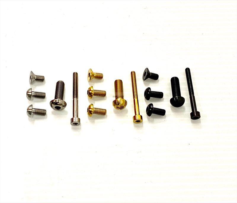 (Z3) Titanium Chain Pusher Bolt set for Brompton, Sports Equipment ...