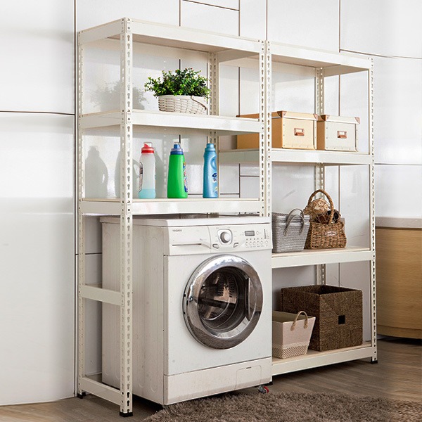 Adjustable steel shelves made in korea open type steel rack, Furniture ...