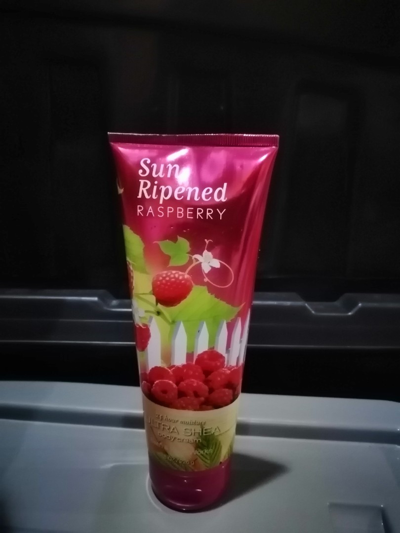 Bath And Body Works Sun Ripened Raspberry Cream Beauty And Personal Care