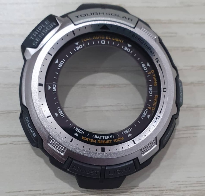 Casio Pro Trek PRG-110-1V Replacement Parts - Case/Centre ASSY, Men's ...