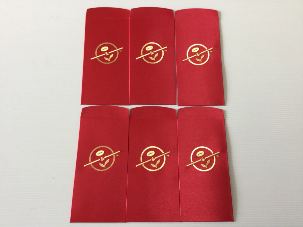 Coffee Bean red packet 6P, Furniture & Home Living, Home Improvement ...