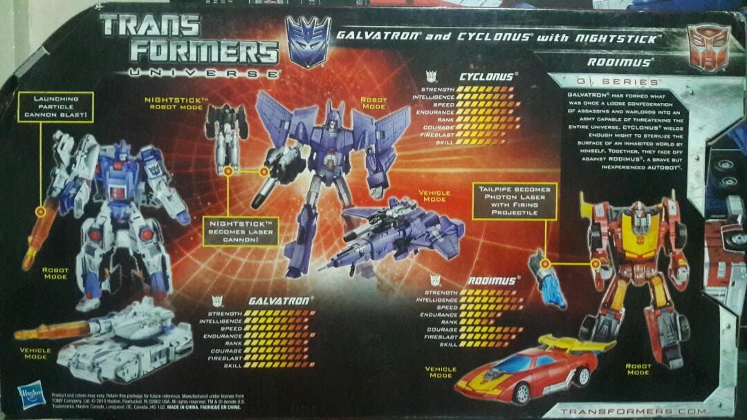 Cyclonus/Rodimus/Galvatron Transformers Universe, Hobbies & Toys, Toys ...