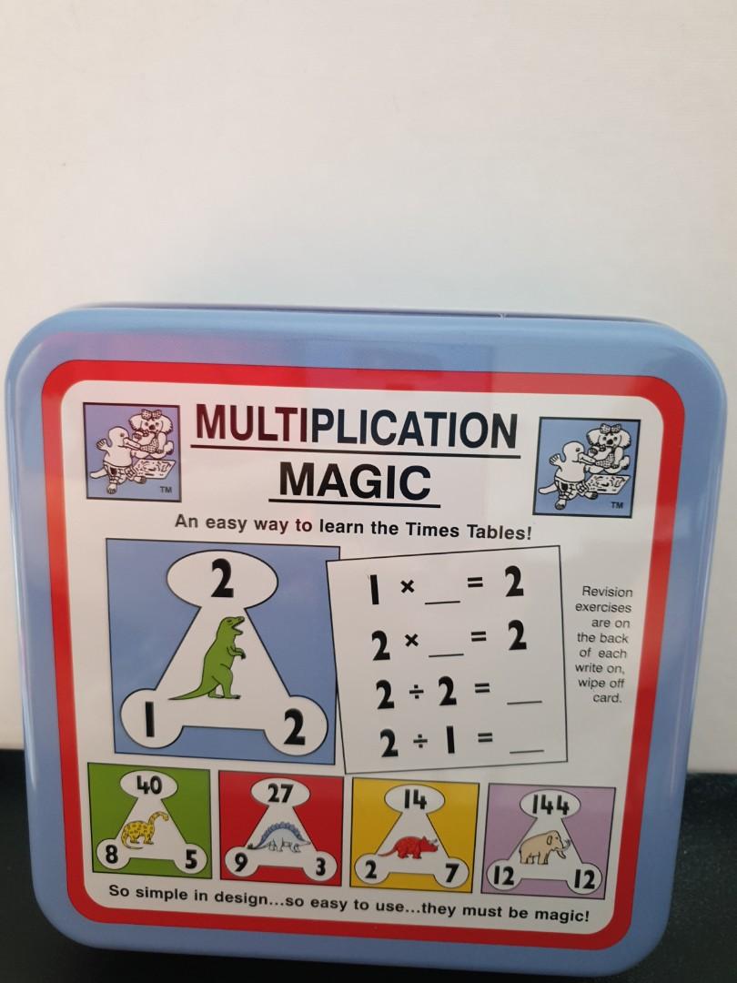 Educational Multiplication Magic, Hobbies & Toys, Toys & Games on Carousell