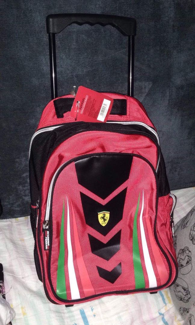 Ferrari Trolley Bag Authentic, Babies & Kids, Going Out, Carriers ...