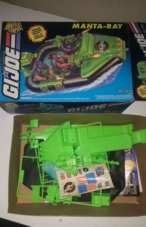 Gi Joe VINTAGE 1994 Battle Corps. MANTA-RAY Torpedo Launcher Shoots ...