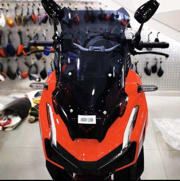 Honda Adv150 Windshield (MTK Racing), Motorcycles, Motorcycle ...
