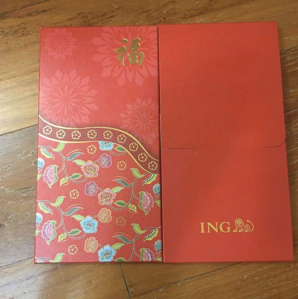 ING 2020 red packet / angpow / angpau, Design & Craft, Others on Carousell
