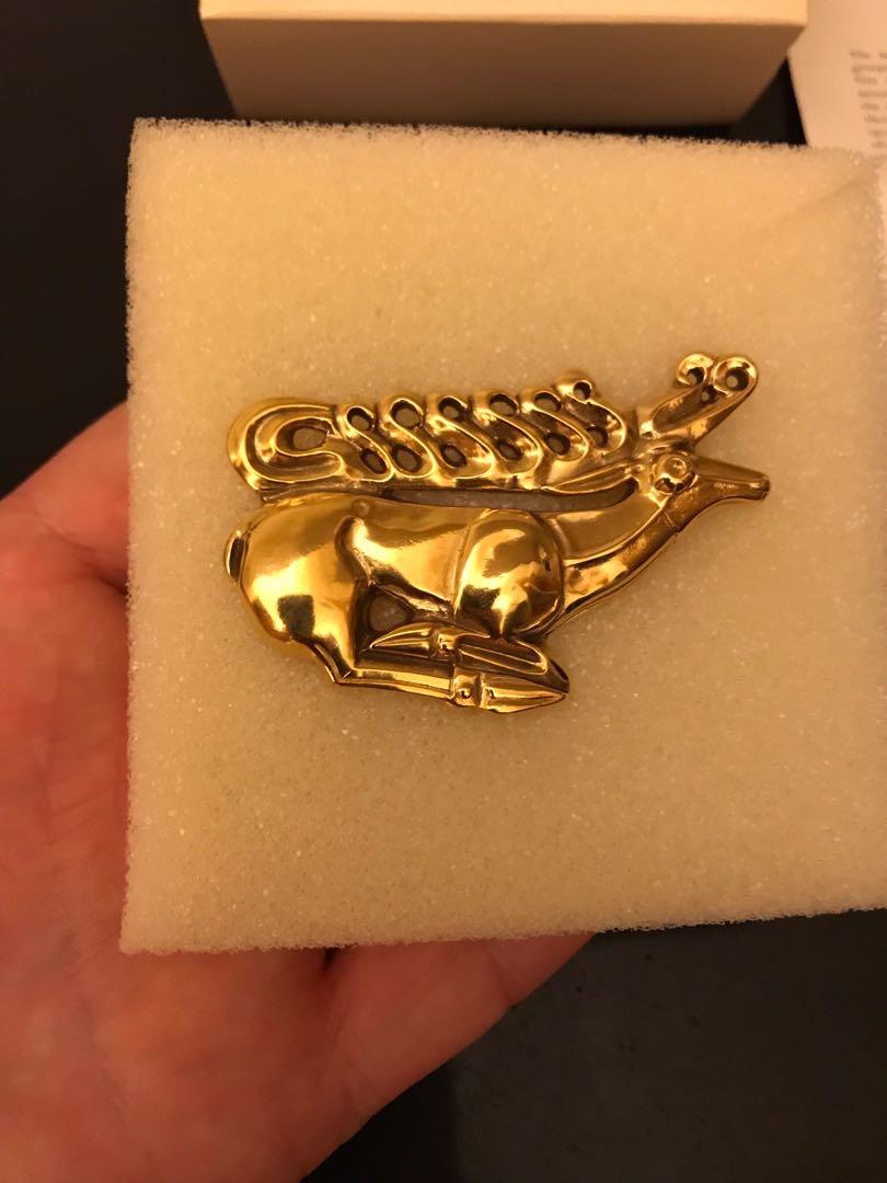 Metropolitin Museum of Art Gold Plated Scythian Stag Pin, Women's ...