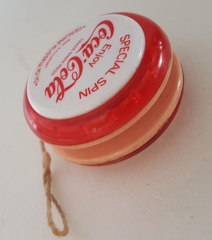 Vintage Coca Cola Souvenir, Oldie yo-yo, Genuine Russell Yo-Yo, a ...