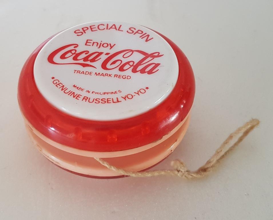 Vintage Coca Cola Souvenir, Oldie yo-yo, Genuine Russell Yo-Yo, a ...
