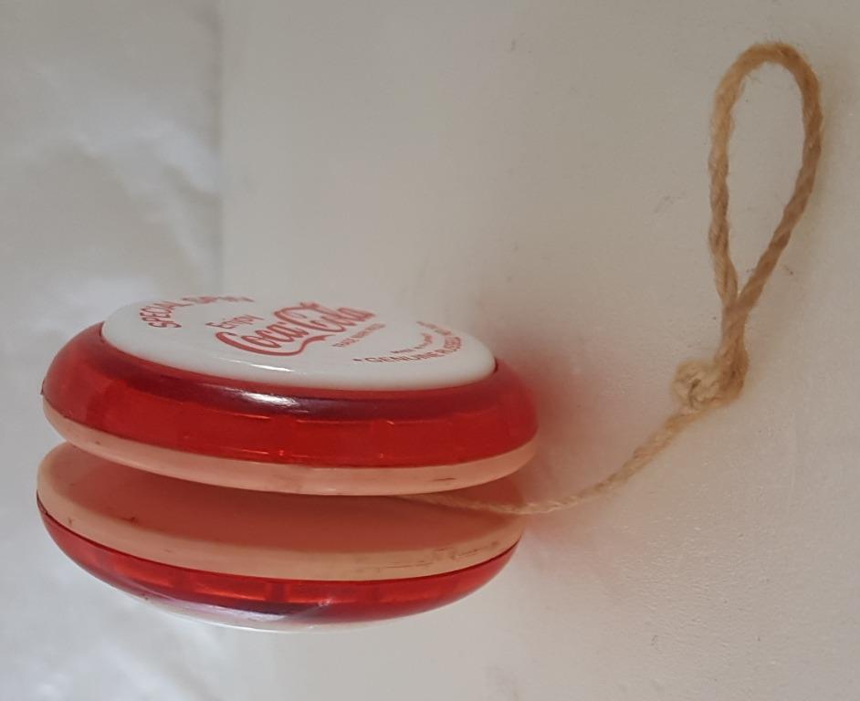 Vintage Coca Cola Souvenir, Oldie yo-yo, Genuine Russell Yo-Yo, a ...