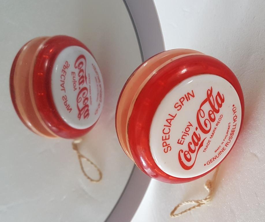 Vintage Coca Cola Souvenir, Oldie yo-yo, Genuine Russell Yo-Yo, a ...
