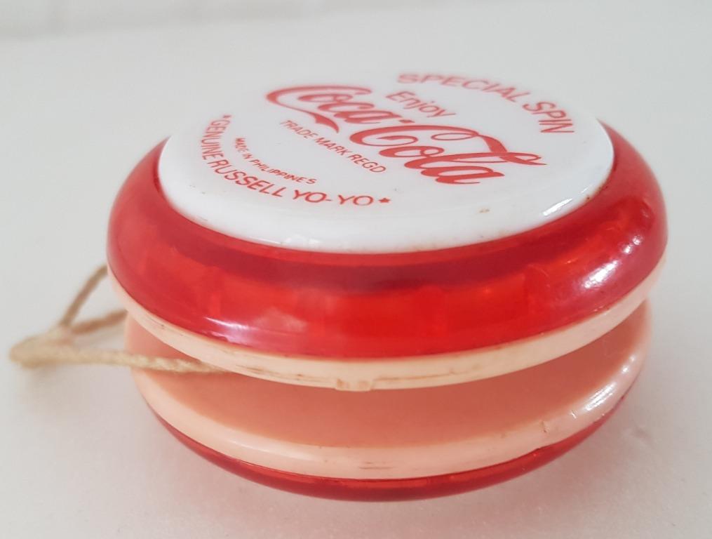 Vintage Coca Cola Souvenir, Oldie yo-yo, Genuine Russell Yo-Yo, a ...