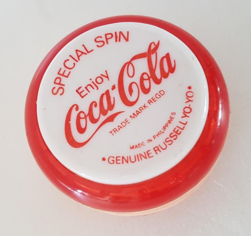 Vintage Coca Cola Souvenir, Oldie yo-yo, Genuine Russell Yo-Yo, a ...