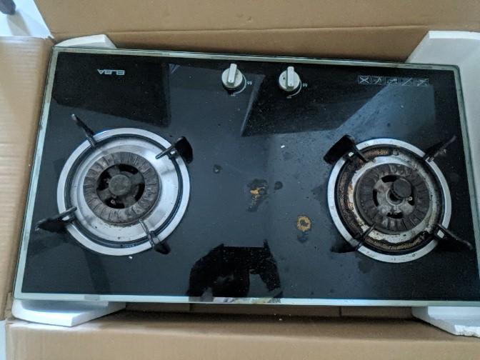 Old used elba gas hob., TV & Home Appliances, Kitchen Appliances, Hobs ...