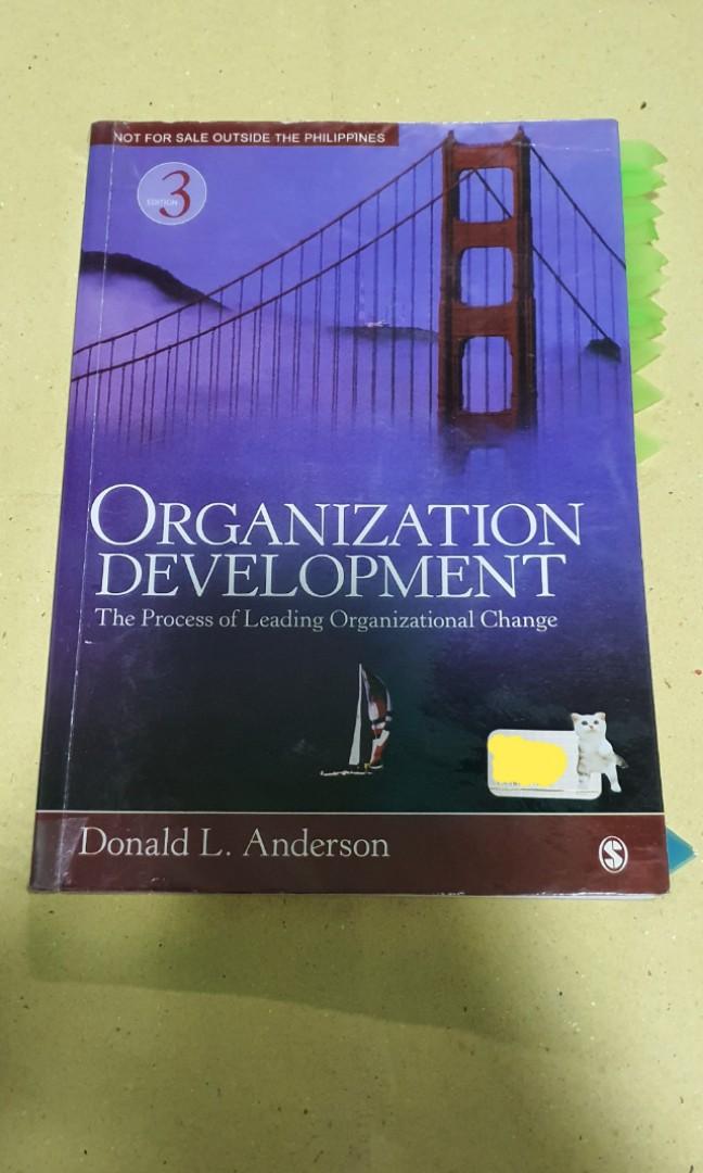 Organizational Development by Donald L. Anderson, 3rd Ed., Hobbies ...