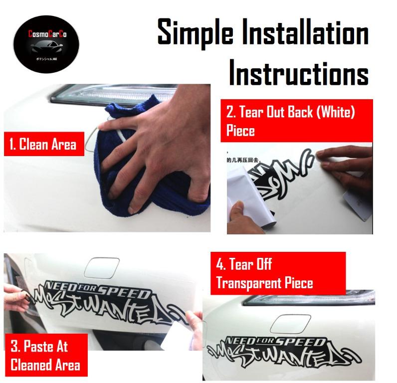 Car Sticker Decal Vinyl Japan Password JDM Japanese Design Decorative ...