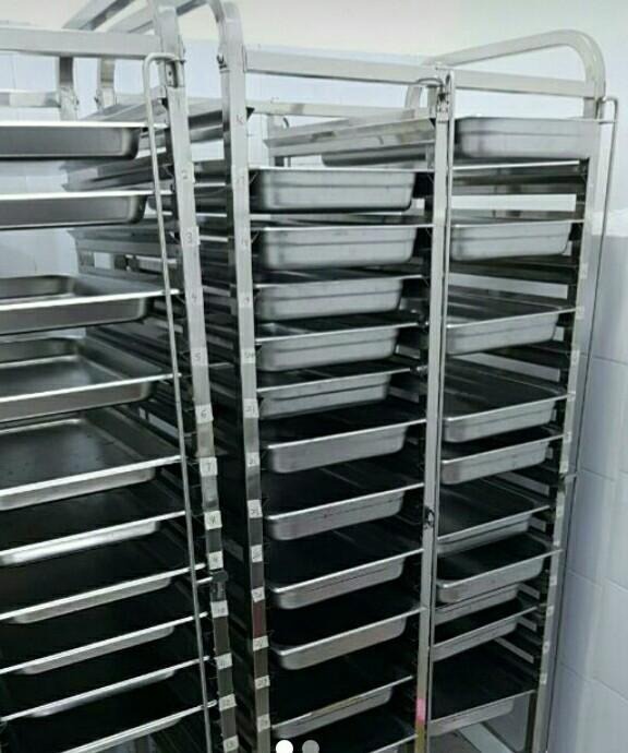 (RENTAL) GN Trolley, Gastronorm Trolley, Stainless Steel Rack for ...