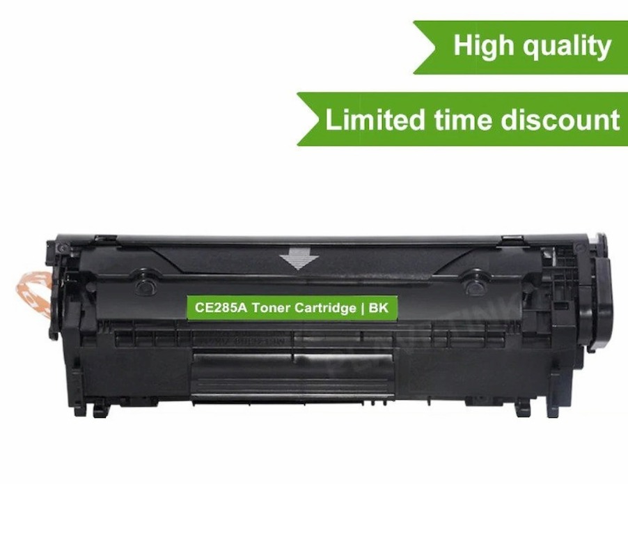 Replacement HP CE285A Black Toner Cartridge Compatible for HP LaserJet ...