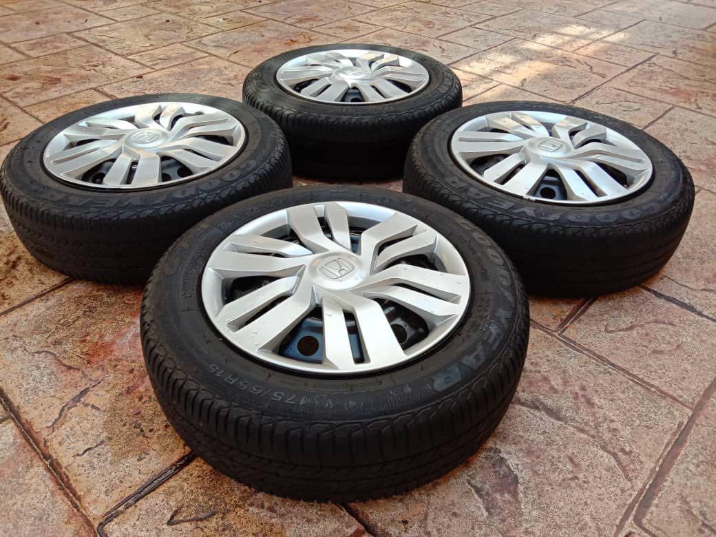 Rim besi Honda Jazz 15, Auto Accessories on Carousell