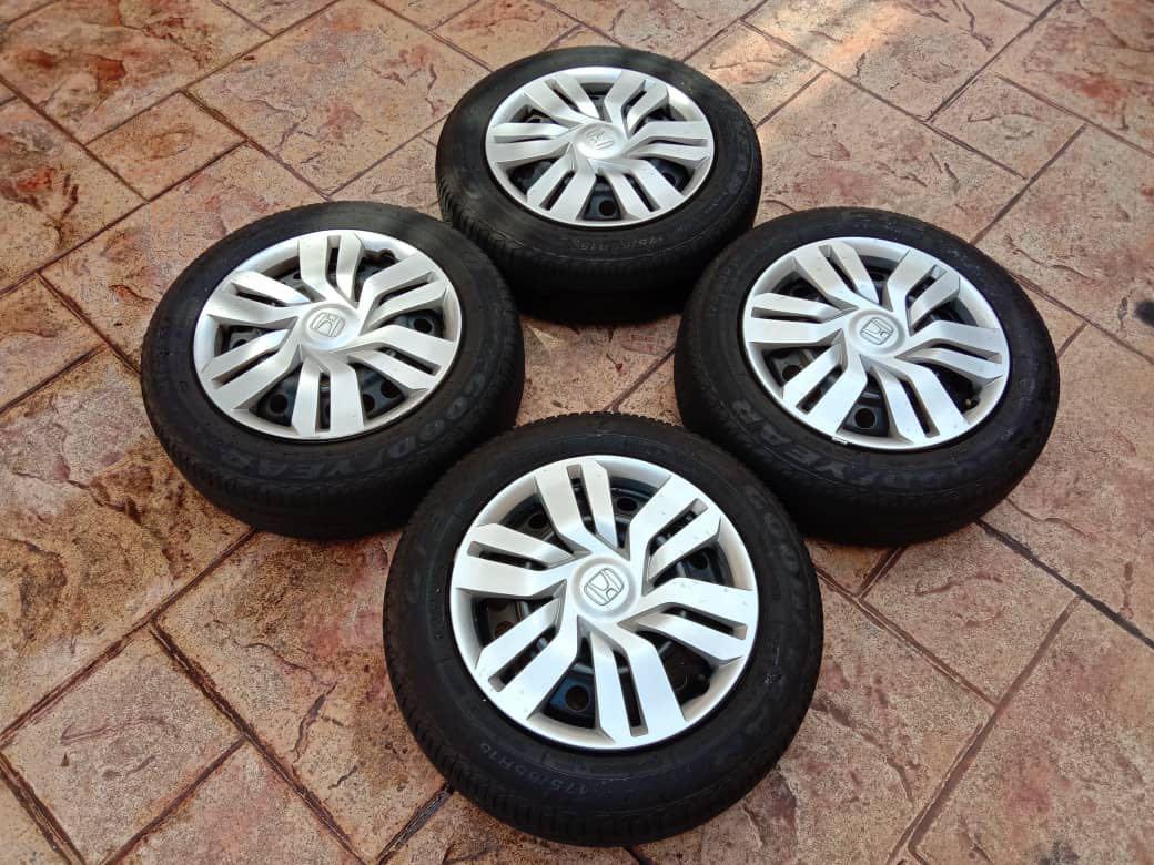 Rim besi Honda Jazz 15, Auto Accessories on Carousell