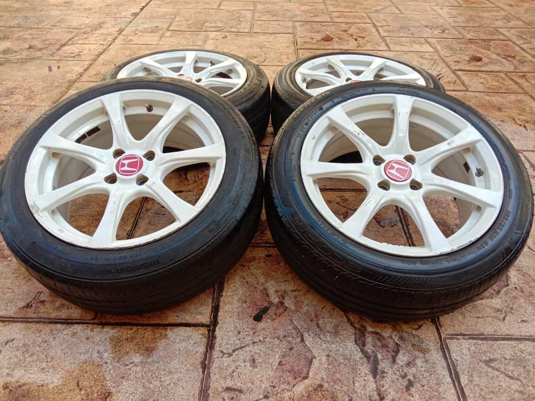 Rim Honda Type R 16 pcd100, Auto Accessories on Carousell
