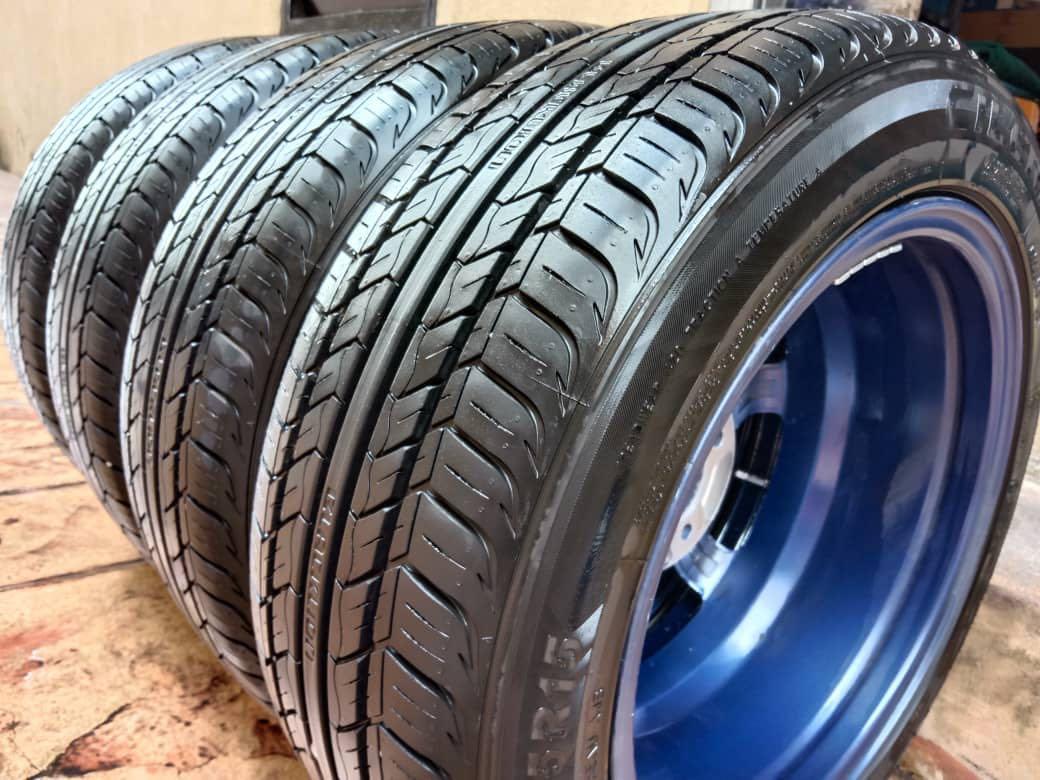 Rim TE37 Mag Blue 15 pcd100, Auto Accessories on Carousell