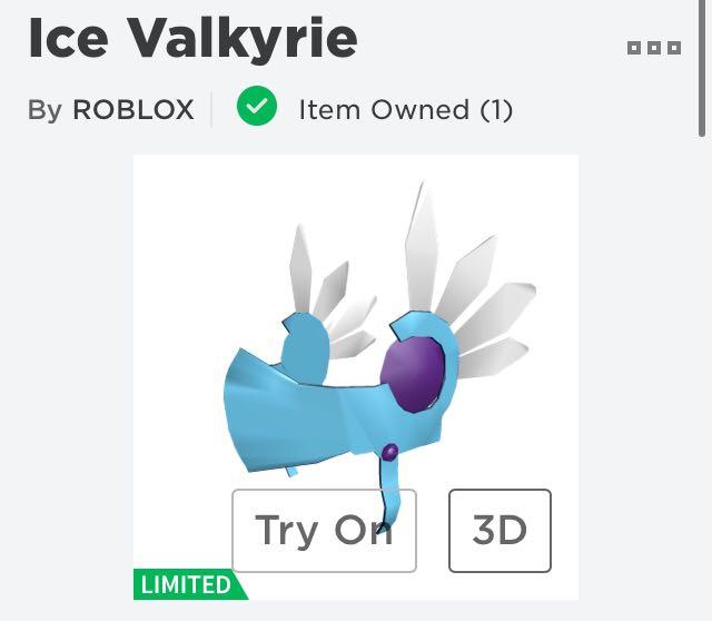 Roblox Ice Valkyrie, 其他, 其他 - Carousell