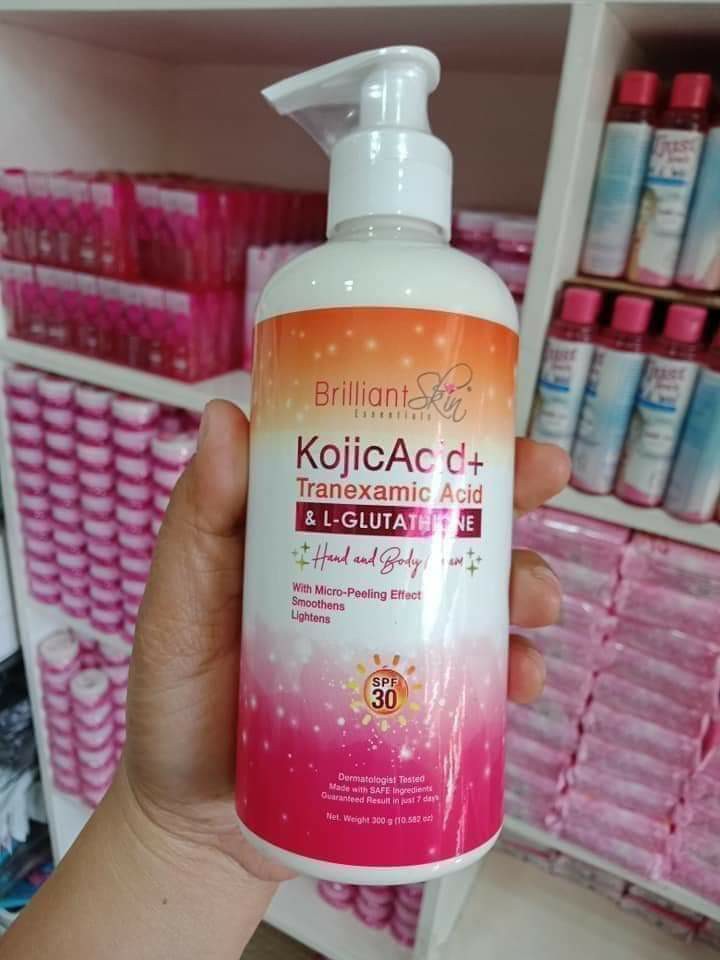 Skin Whitening Hand and Body Cream (Kojic Acid + Tranexamic & L ...