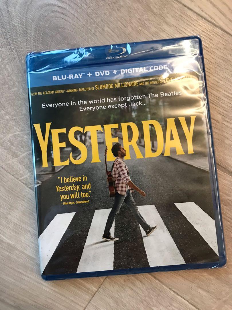 Yesterday 《緣來自昨天》Blu-Ray + DVD (美版）, 興趣及遊戲, 音樂樂器 & 配件, 音樂與媒體 - CD 及 DVD ...