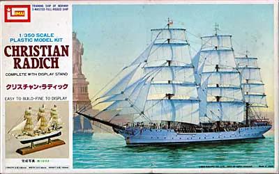 Zf959 IMAI 1/350 Model Boat B-322 Christian Radich Norway 3 Masted Ship ...