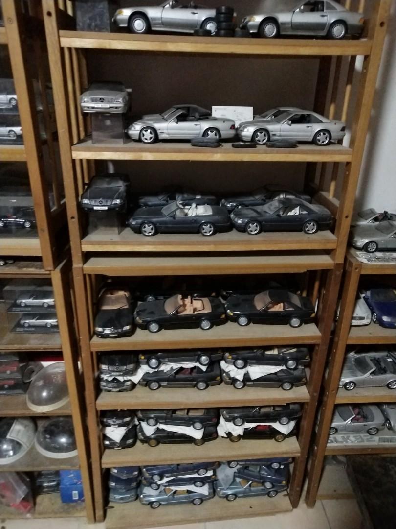 Completely exhaustive Collection 1/18 1/24 1/43 1/72 Mercedes SL R129 ...