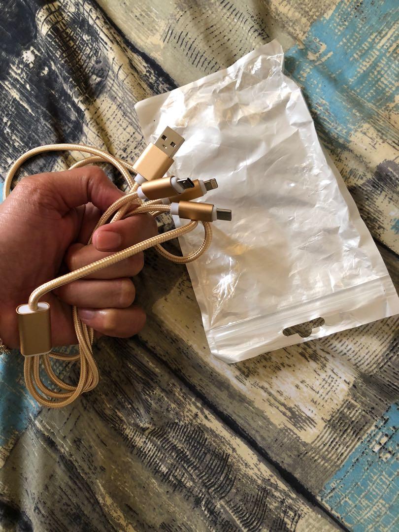 3-way cable charger, Mobile Phones & Gadgets, Mobile & Gadget ...