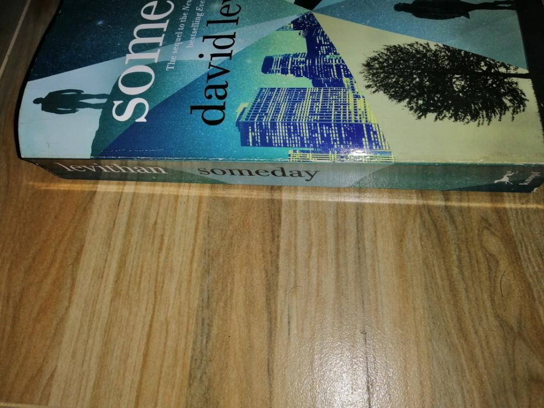 BOOK: SOMEDAY by David Levithan, Hobbies & Toys, Books & Magazines ...