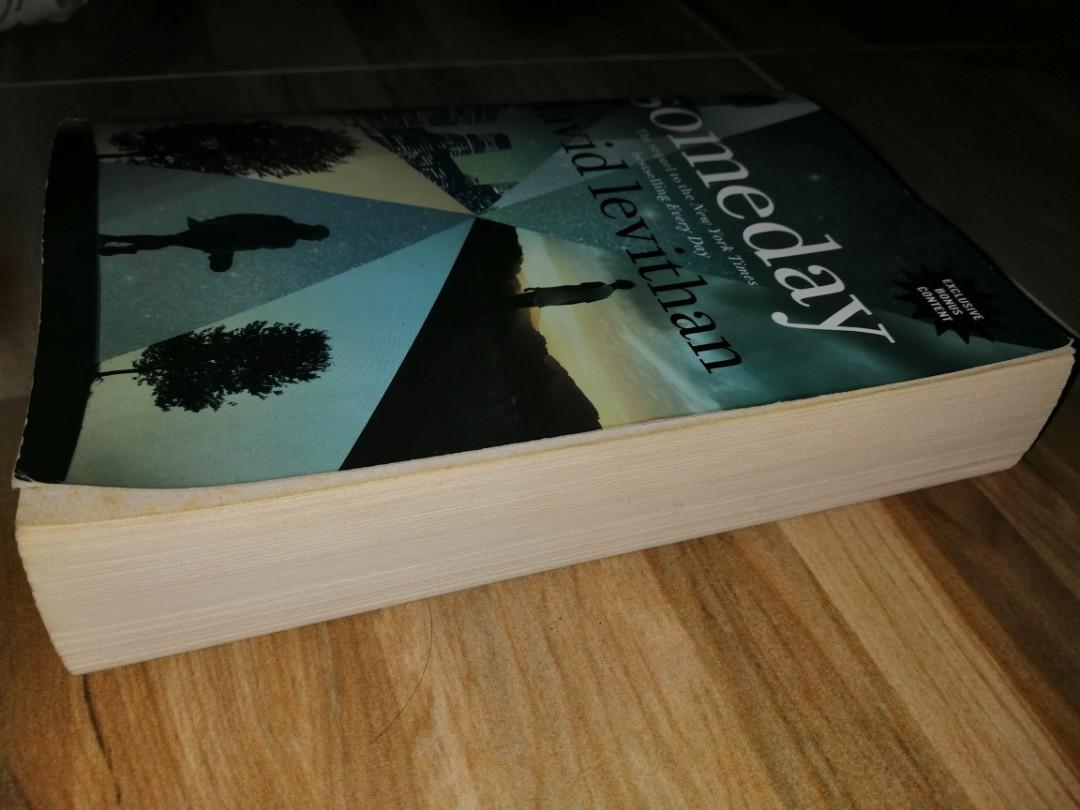 BOOK: SOMEDAY by David Levithan, Hobbies & Toys, Books & Magazines ...